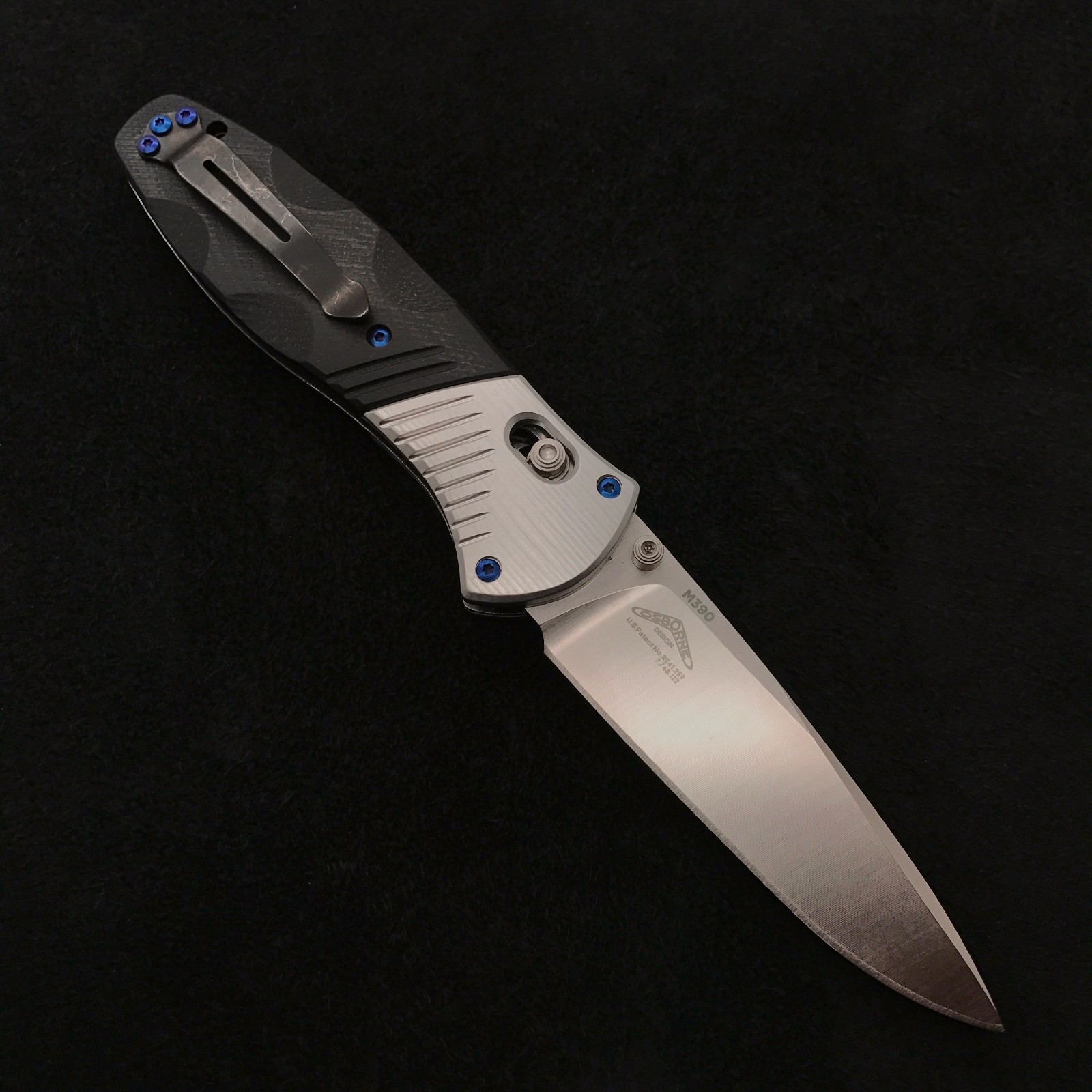 Benchmade 581 Barrage ~ Screw Set ~ Titanium blue (No Knife) 11 Screws ...