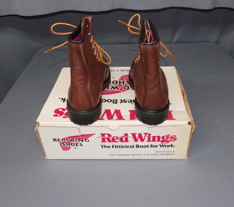USA RED WING 1212 ROUND SOFT TOE WORK DAILY BOOT MULTIPLE SIZES IN ...