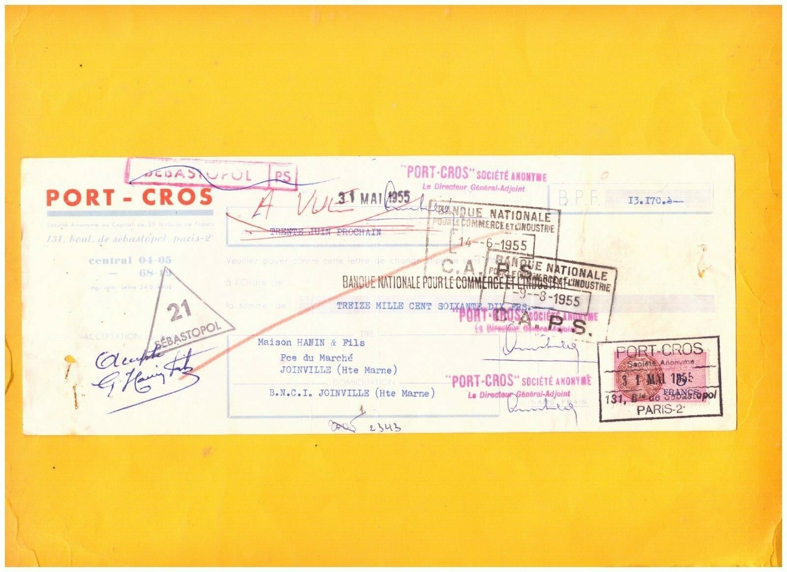 PARIS (II°) SLIPS de BAIN & SOUS-VETEMENTS "PORT-CROS" en 1955 | eBay UK