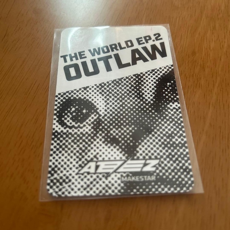 ATEEZ HONGJOONG THE WORLD EP.2: OUTLAW MAKESTAR Photocard PC Photo card ...