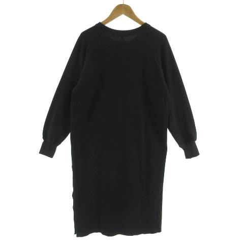 Global Work One Piece Long Sleeve Mimore Hide Cotton Mixed Black M ...