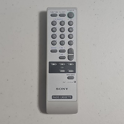 Sony RMT-CS350A Remote Control for Radio Cassette Player Tested Clean ...