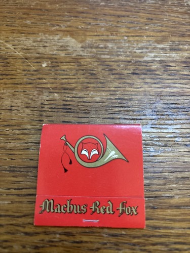 Vintage Matchbook - Machus Red Fox Restaurant - Bloomfield, MI - Full ...