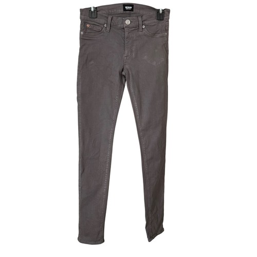 Hudson Nico Mid Rise Super Skinny Jeans Womens Size 27 Gray | eBay