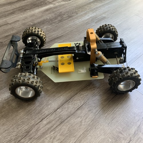 vintage rc car Yokomo Yz10 834b Dog Fighter w/ Aluminum wheels RPS Delta Shocks | eBay