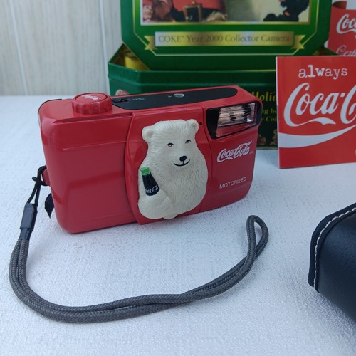Coca-Cola Coke 35mm Year 2000 Collectible Polar Bear Camera w ...