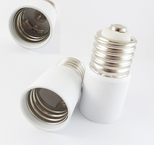 E39 To E39 Socket Base LED Halogen CFL Light Bulb Lamp Extend Adapter ...