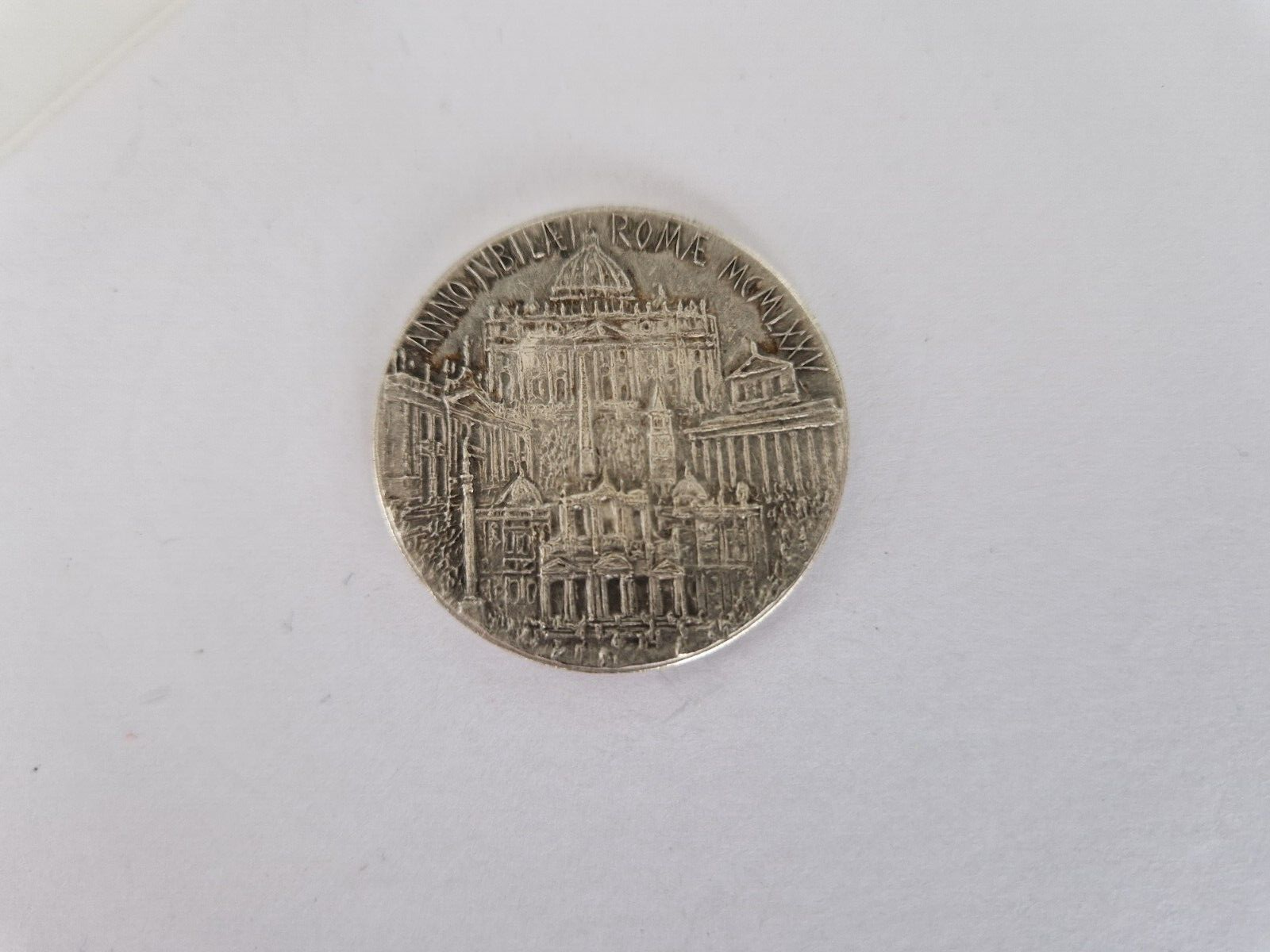 Silvered - Italy Medal Rome Anno Jubile MCMLXXV | eBay