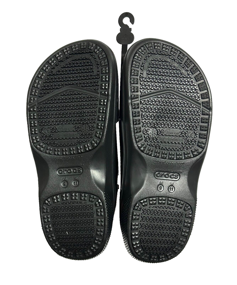 Crocs On The Clock Slip Resistant Shoes Work Slip On Mens 9 / Womens 11 ...