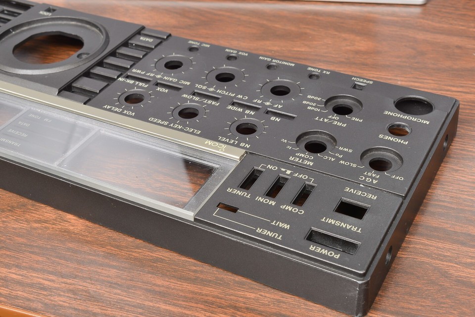 ICOM IC-765 DIE CAST FRONT PANEL with GLASS (LOT 765-A) | eBay