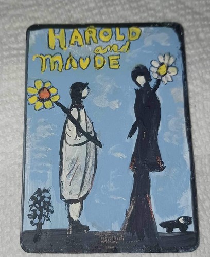 Hand Painted Pop Culture Refrigerator Magnets by Floyd! Harold & Maude ...