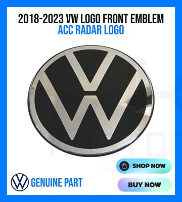 GENUINE VW BADGE LOGO EMBLEM 2020 GOLF MK8, PASSAT B8.5, TOURAN p/n ...