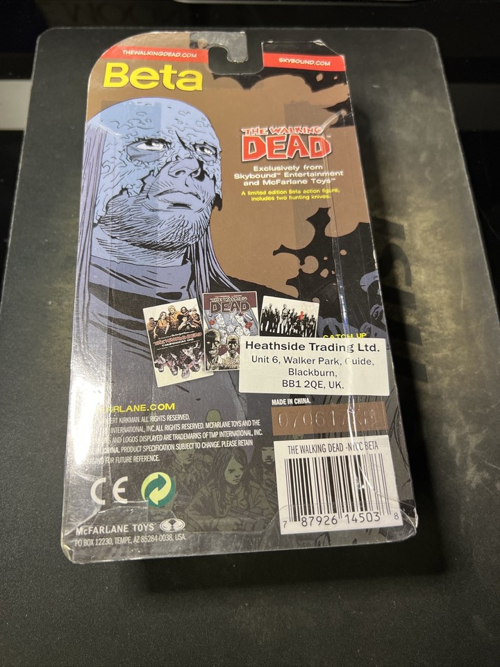 The Walking Dead Beta Action Figure McFarlane Color Version Sealed ...