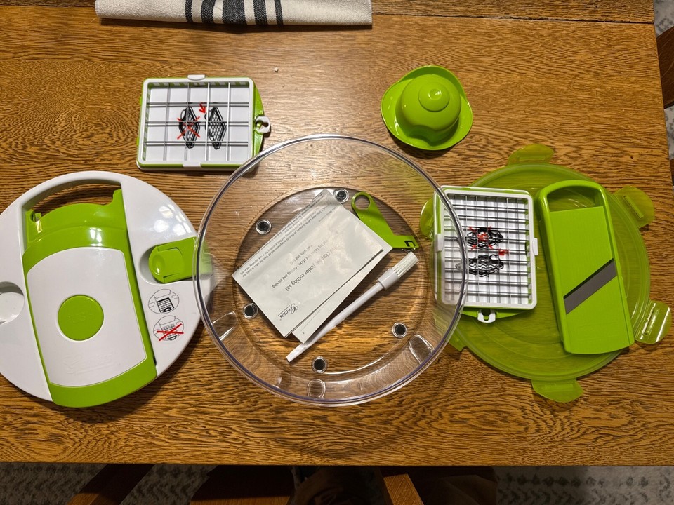 Genius 16-cup Salad Chopper for Fruits & Veggies with Accessories | eBay