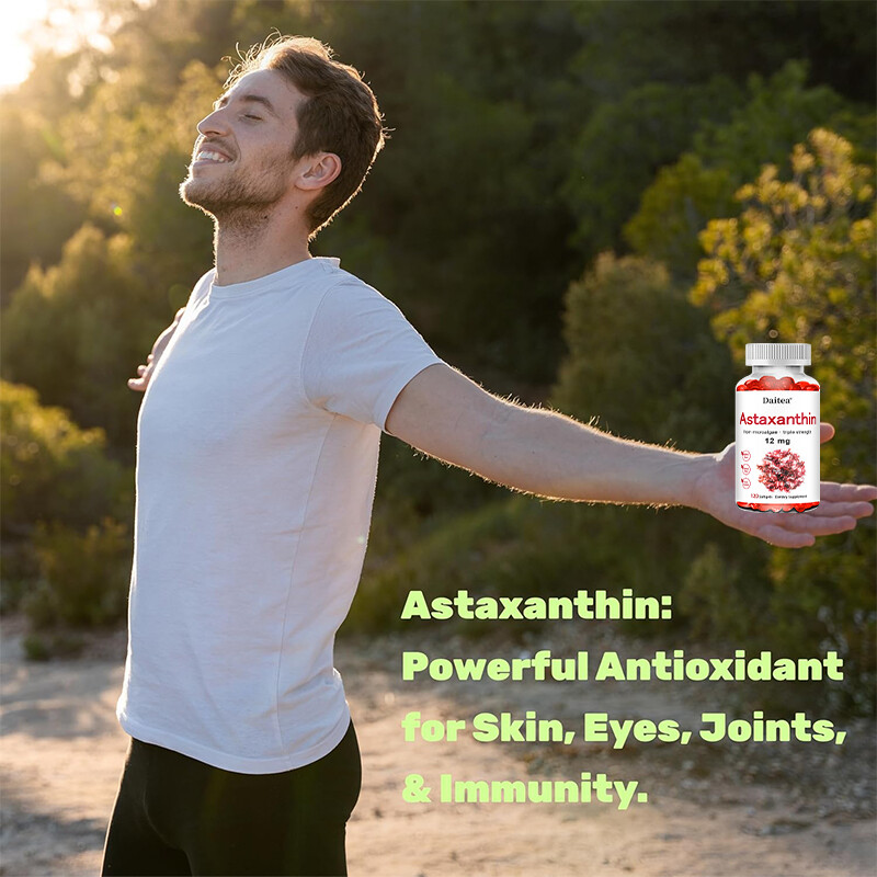 Astaxanthin Capsules 12 mg - Antioxidant, Eye Health. | eBay