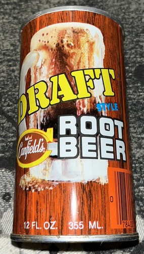VINTAGE CANFIELD'S DRAFT STYLE ROOT BEER STEEL CAN | eBay