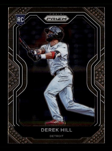 2021 Panini Prizm #206 Derek Hill Rookie Card RC Detroit Tigers ...