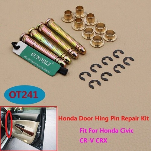 Door Hinge Pins Pin Bushing Kit Two Door Kit For Honda Civic Accord CR ...