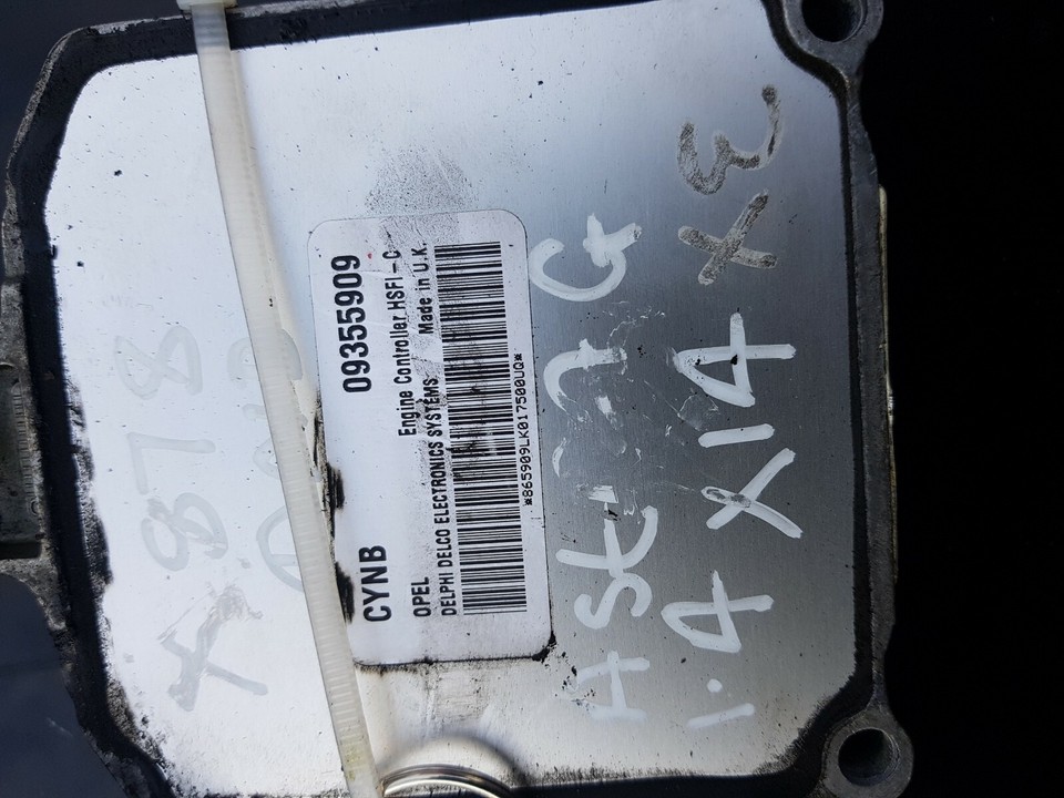 vauxhall astra g x14xe ecu set 09355909 | eBay UK