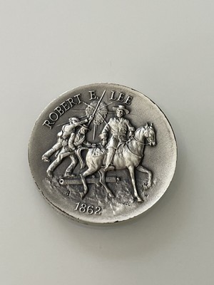 Longines .925 Sterling Silver 1862 Robert E Lee Coin Medal Riding Horse ...