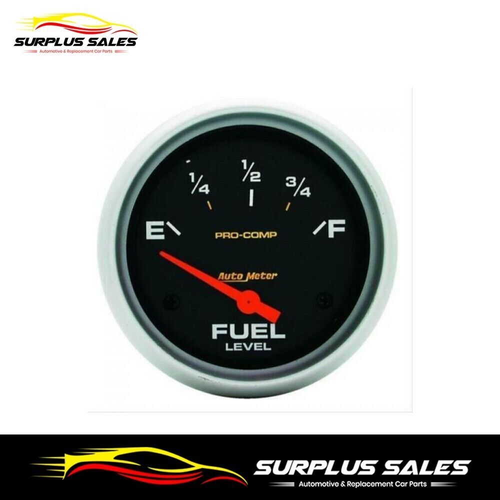 AU5415 Auto Meter Pro-Comp Fuel Level Gauge 2 5/8" Electrical | eBay