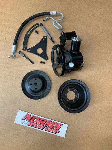 Mopar 383 440 426 Hemi Power Steering Pump Non AC Air Brackets Pulleys ...