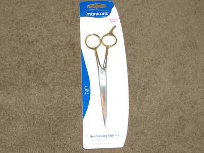 Manicare Hairdressing Scissors 24k Gold Plated 32400 Extra Large Grip ...