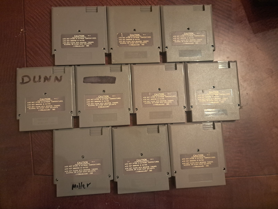 Nintendo NES Lot - Duck Tales, Lolo, Turtles, Pac Man, Monster Party ...