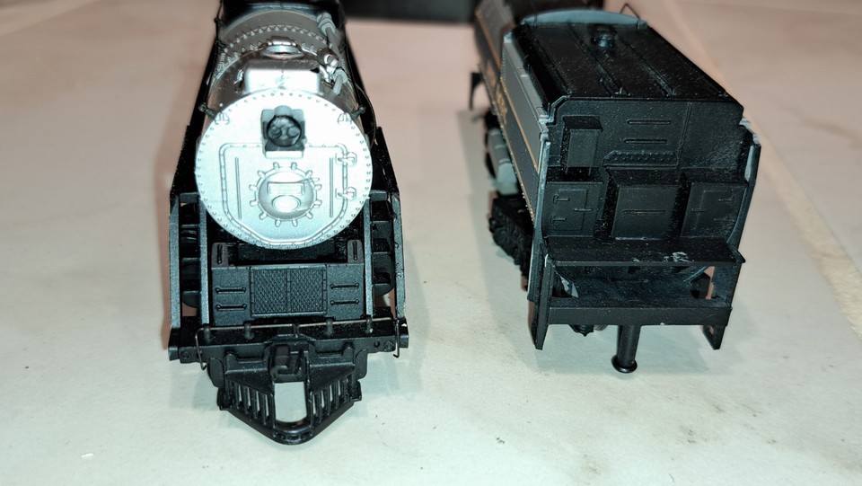 Bachmann HO UP Overland gray steam engine, for part or repair | eBay