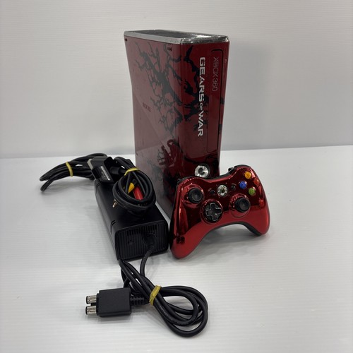 MICROSOFT XBOX 360 S LIMITED EDITION GAME CONSOLE GEARS OF WARS ...
