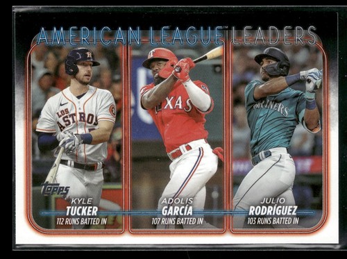 2024 Topps #106 (Kyle Tucker / Adolis García / Julio Rodríguez) All ...