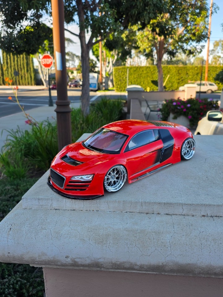 200mm 1/10 Custom Paint AUDI 4Tec2 FZ2D2 HPI DC10 YD2 MST TT02 Body ...