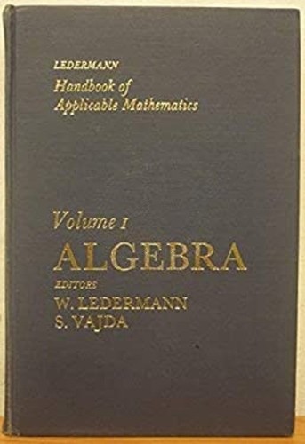 Algebra Couverture Rigide S., Churchhouse, R. F., Ledermann, Walter ...