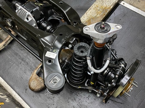 13-16 Hyundai Genesis Coupe 3.8L Complete Rear End Suspension Assy Open ...