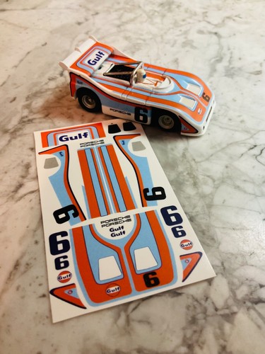 AURORA AFX Porsche 510K Can AM HO Slot Car Custom Decals | eBay