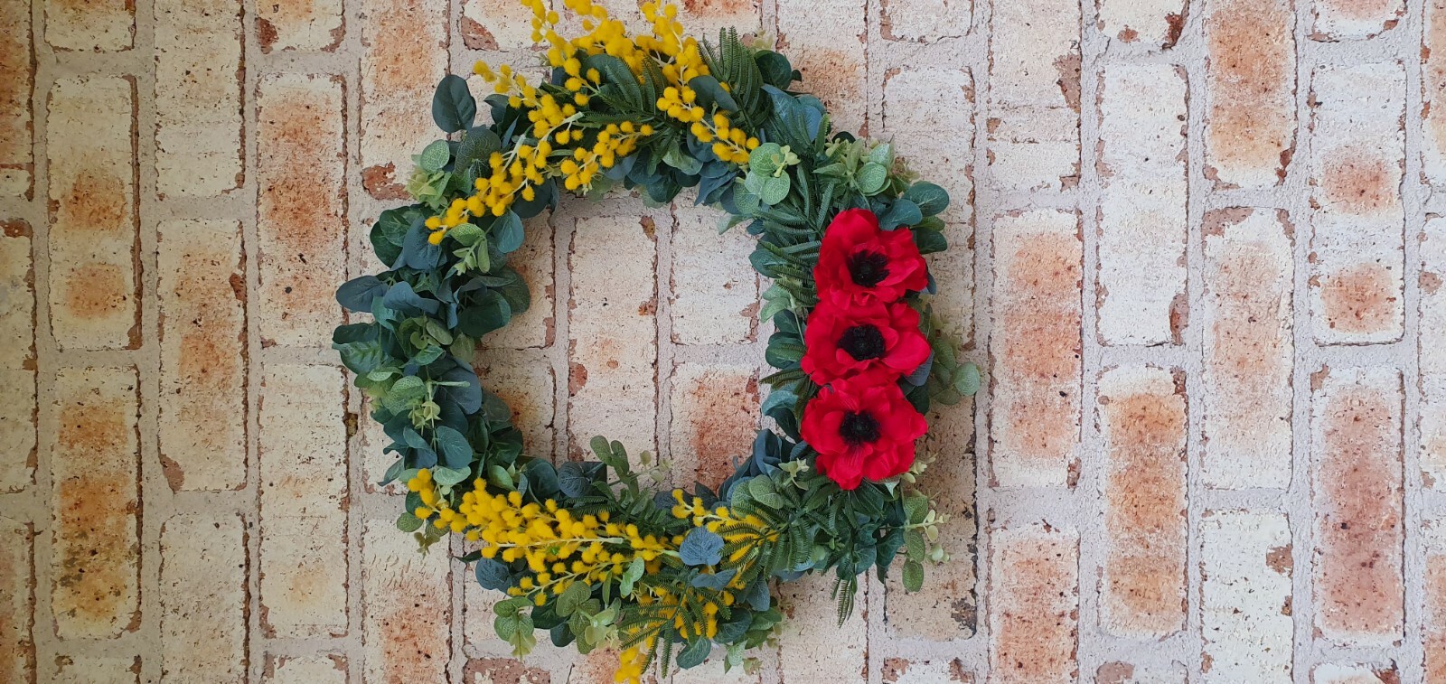 Artificial Australian Native Wreath Anzac memorial 50cm | eBay Australia