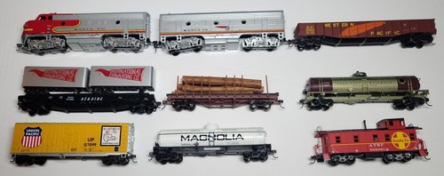 ATHEARN The Warbonnet Authentic HO SCALE SANTA FE TRAIN SET | eBay