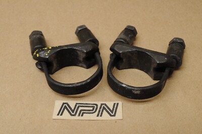 Vintage Harley Davidson 1930-46 Solo Servicar Ignition Coil Clamps USED ...
