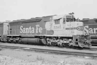 AT&SF EMD SD45 5595 at Chicago, Illinois, May 30, 1977 8 x 10 Photo | eBay