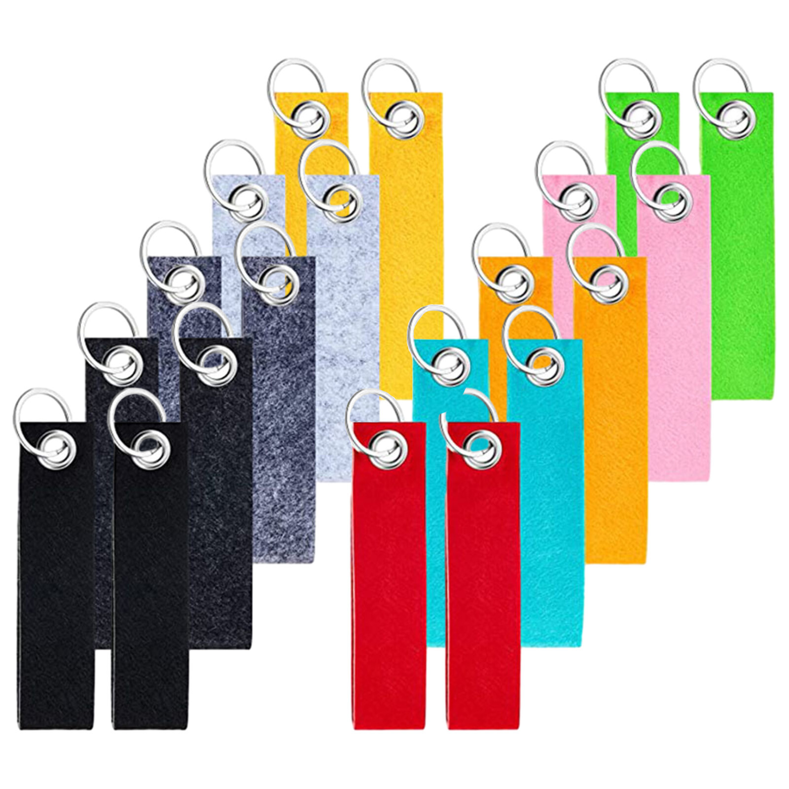 Key Rings DIY Decoration Purses Blank Car Visible Bags Felt Mental ...