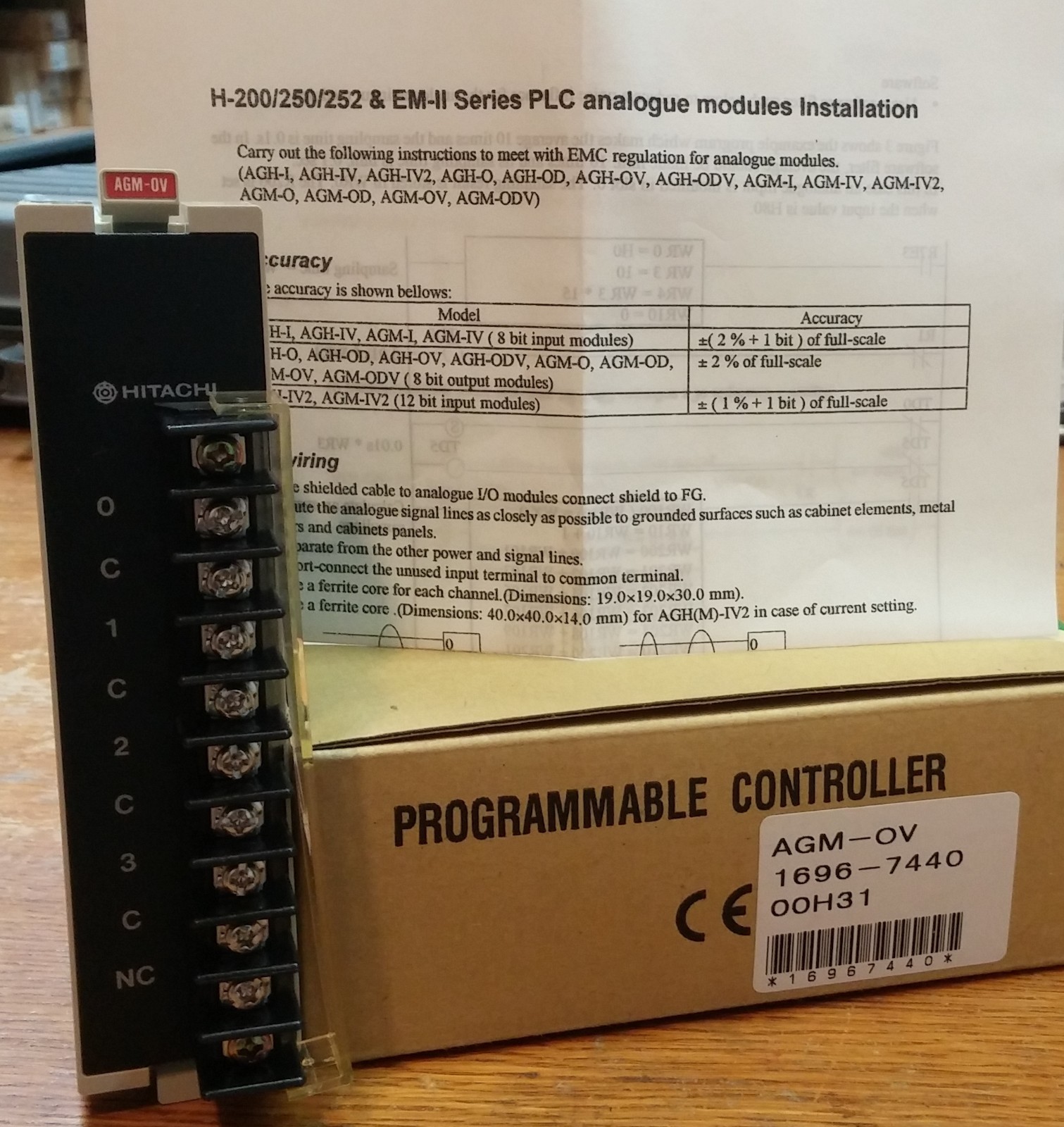 Hitachi PLC parts - AGM-OV Output Module | eBay
