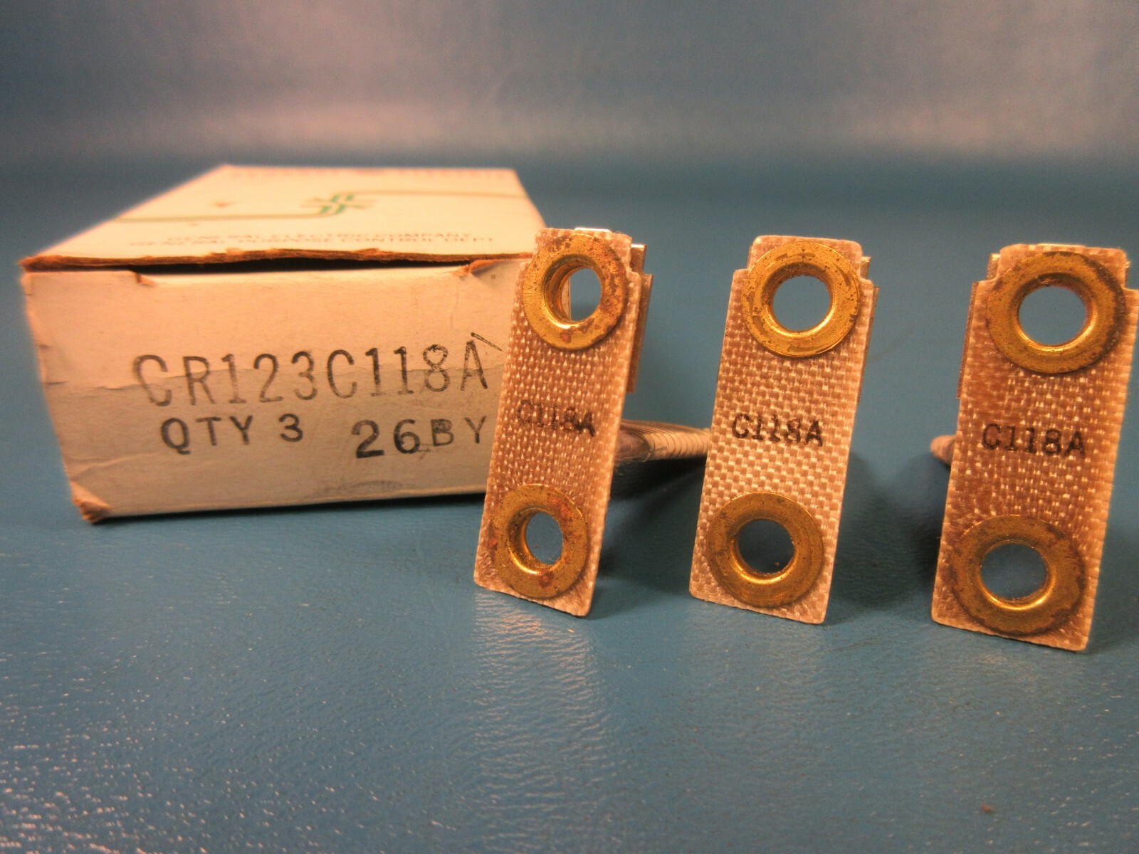 BOX OF 3 GE, CR123C118A Thermal Overload Relay Heater Elements | eBay