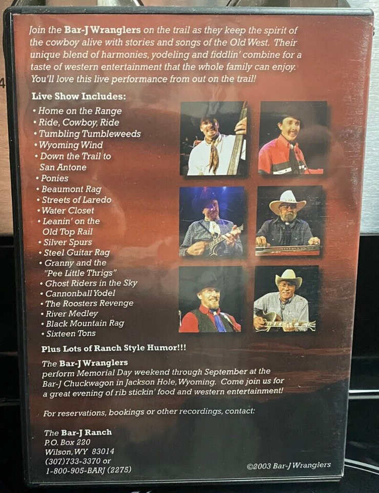 Live on the Trail with the Bar-J Wranglers DVD | eBay