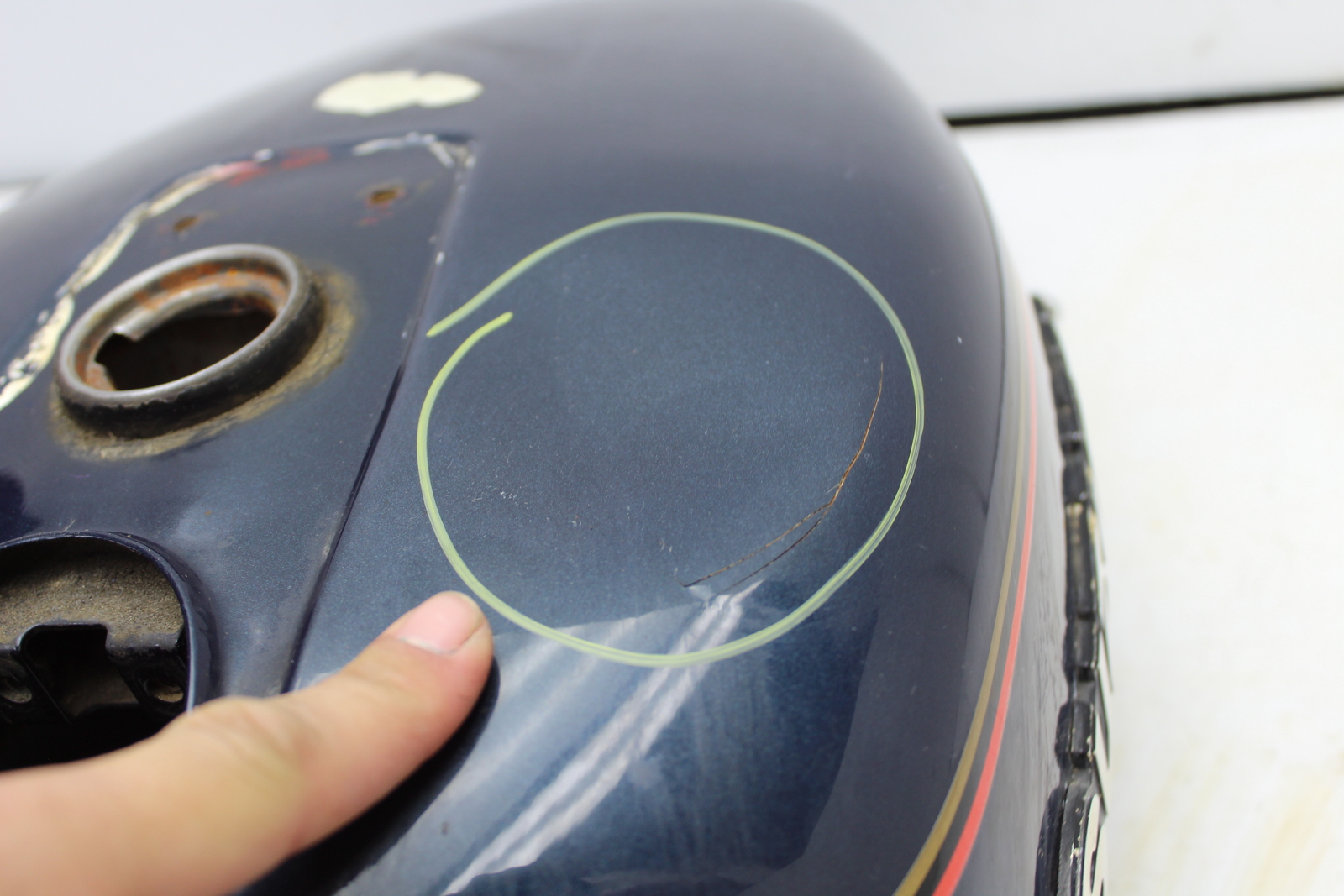 1978 SUZUKI GS550E GS550 GAS TANK FUEL PETROL RESERVOIR (SBGTU105) | eBay