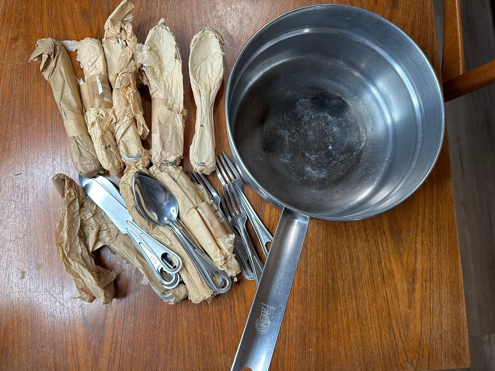 Vintage UCCO U.S Military Mess Kit Silverware Set | eBay
