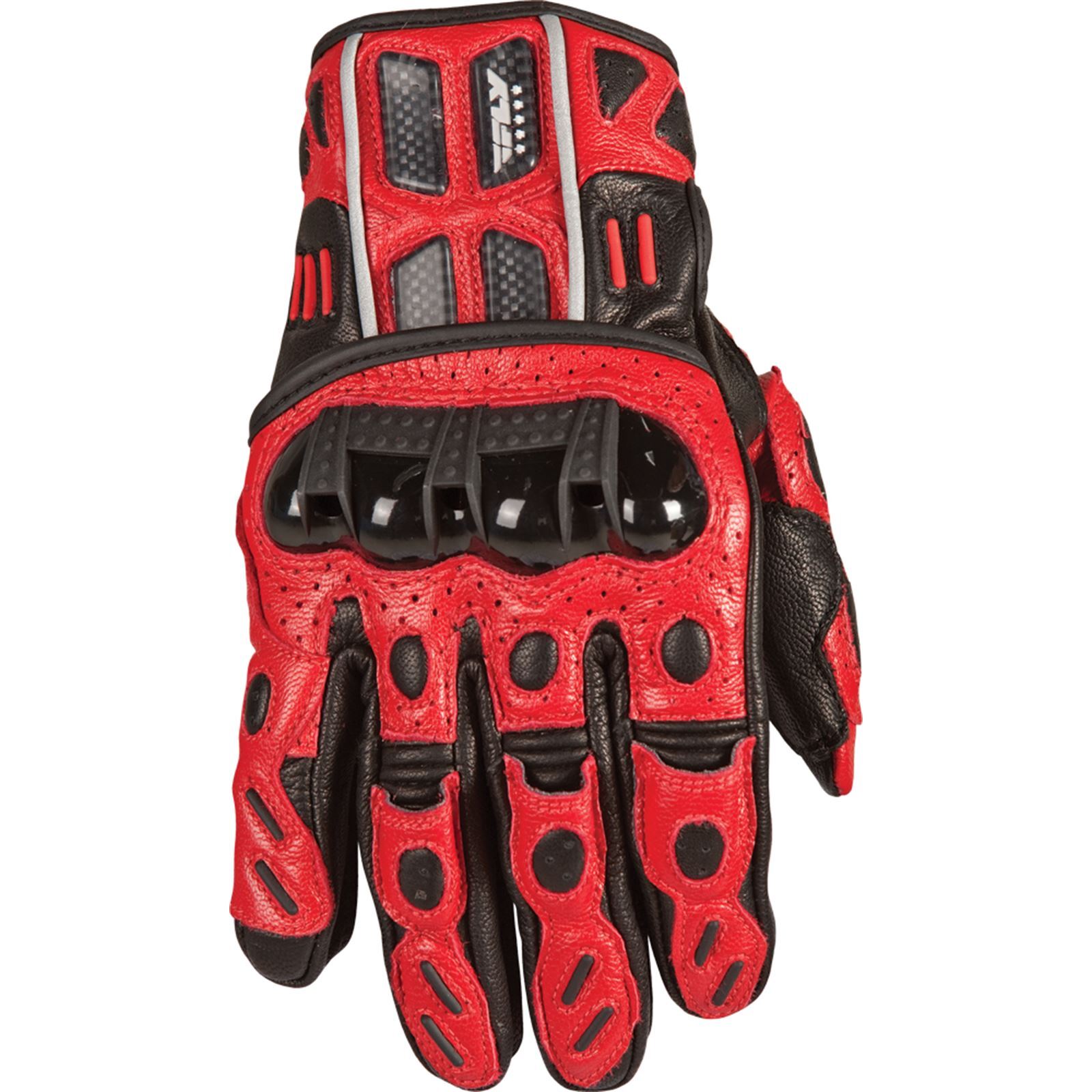 Street FL1 Street Riding Gloves Armored Knuckle - Red - 2XL #5884 476 ...
