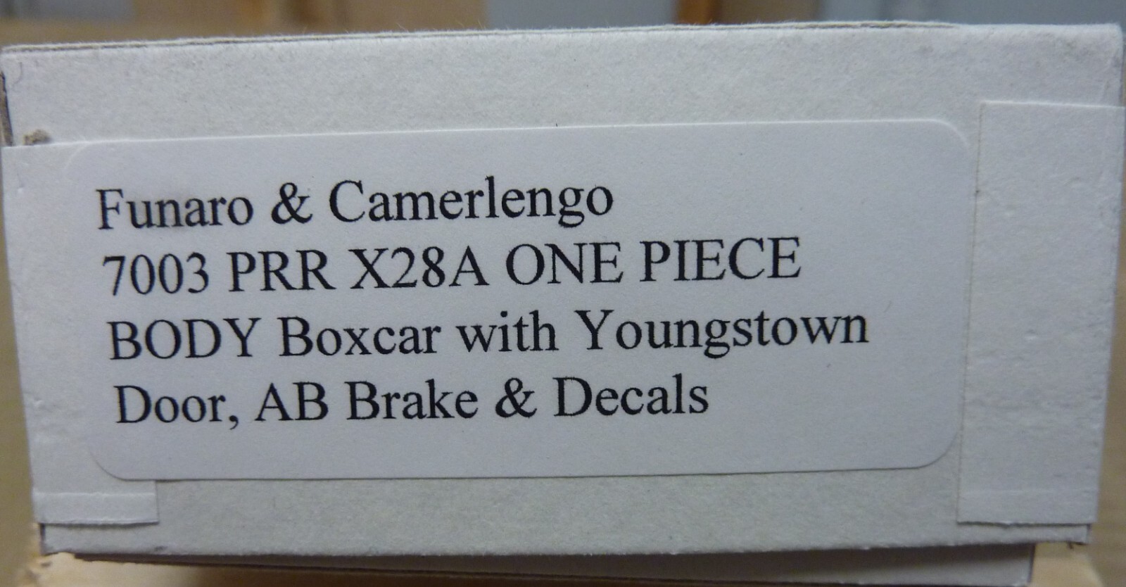 F&C resin kit PRR X28A one piece body | eBay