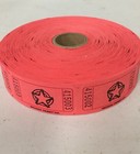 Star Raffle Tickets Single Stub Roll of 1000 Carnival Fun Fair Festival ...