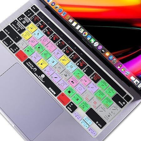 Silicone Shortcuts Keyboard Cover Skin for Touch Bar Models Illustrator ...