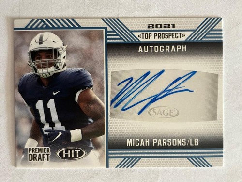 2020 # 21MP MICAH PARSONS ROOKIE CARD AUTOGRAPH ( GREEN BAY ) | eBay